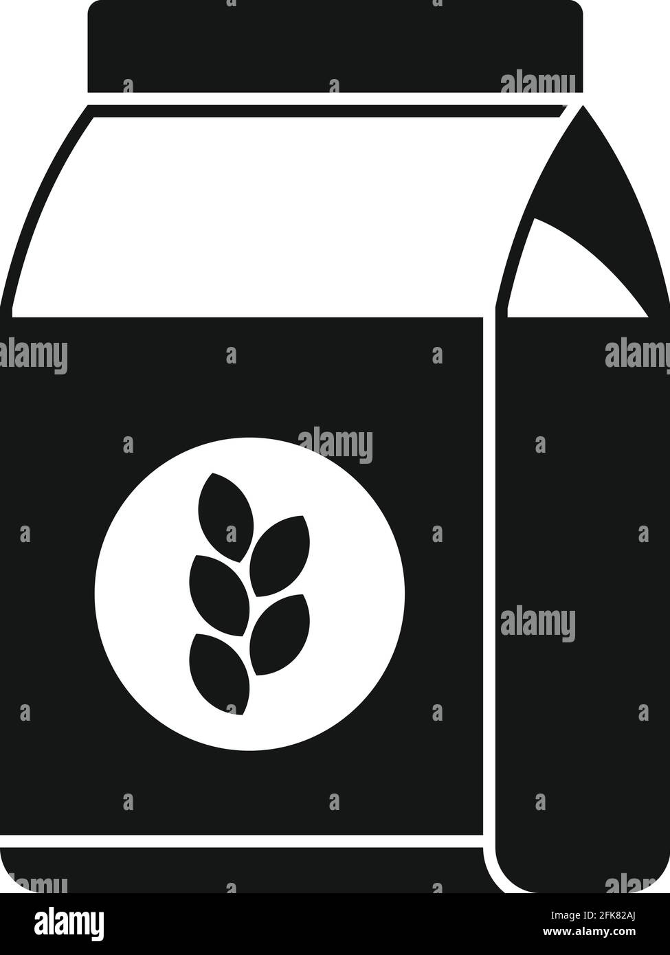 Flour pack icon, simple style Stock Vector Image & Art - Alamy