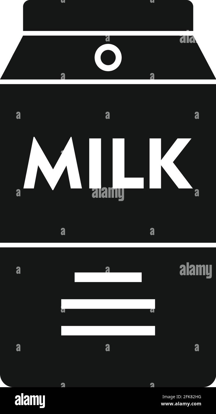 Milk package icon, simple style Stock Vector Image & Art - Alamy