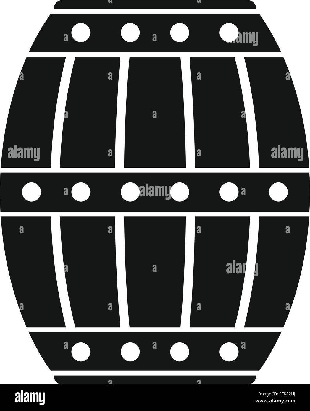 Wood barrel icon, simple style Stock Vector Image & Art - Alamy