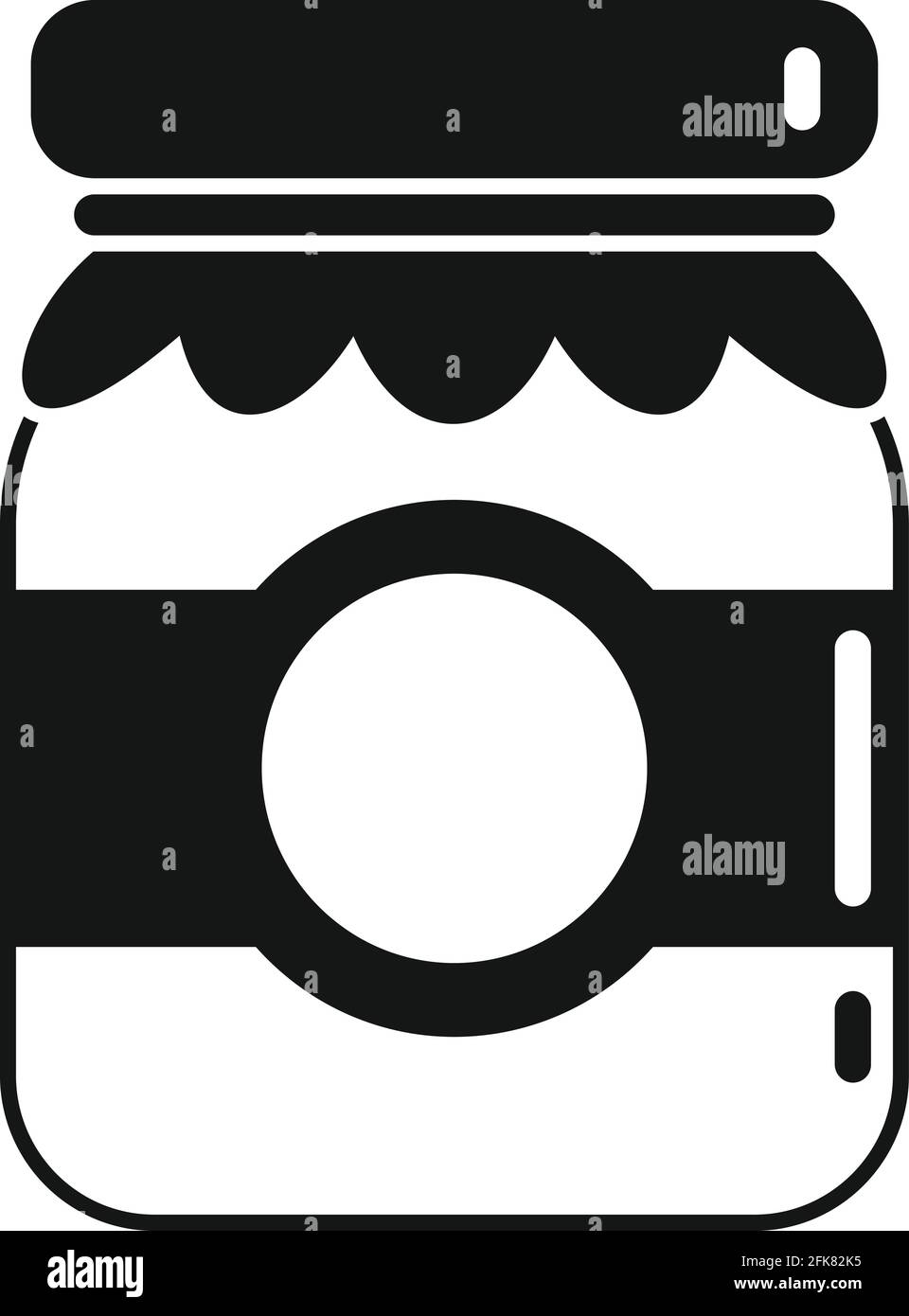 Berry jam jar icon, simple style Stock Vector Image & Art - Alamy