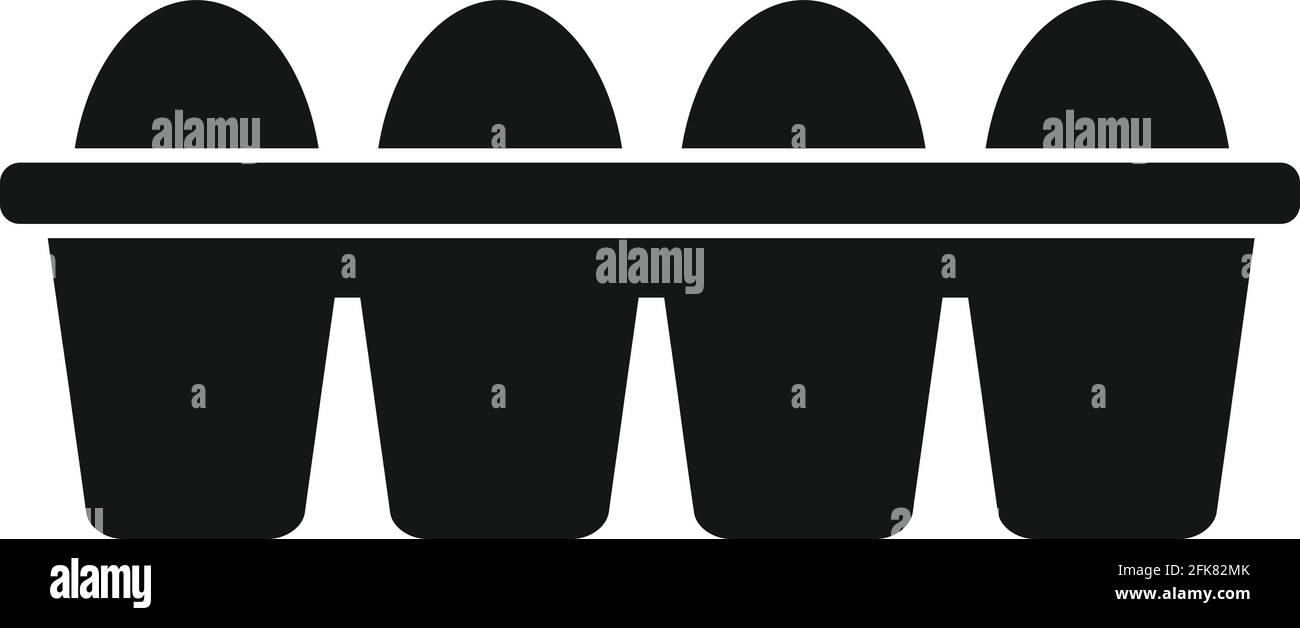 Egg box icon, simple style Stock Vector Image & Art - Alamy