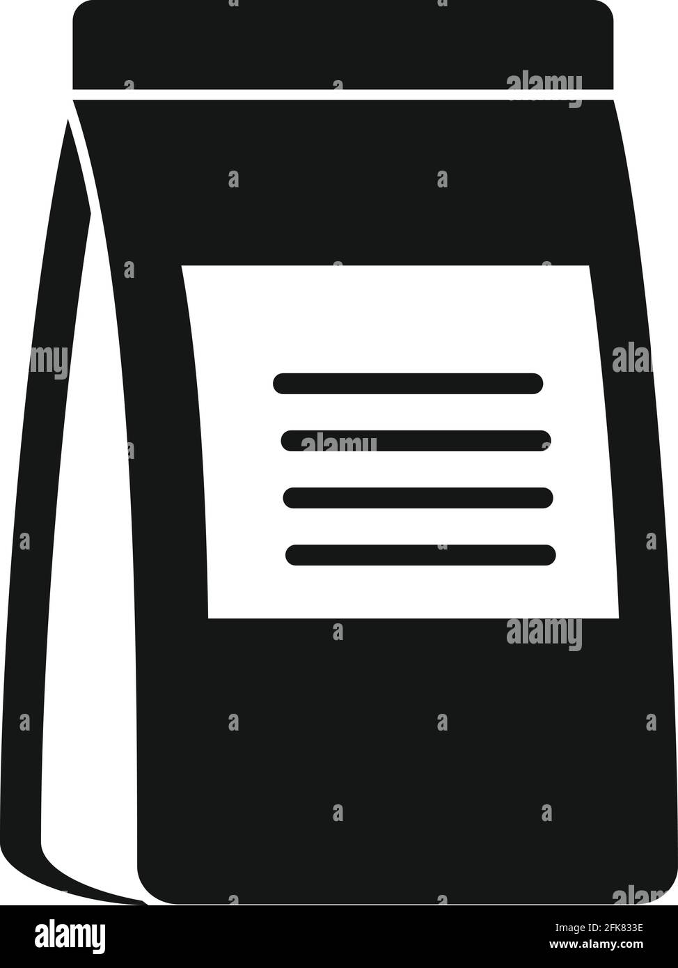 Food paper pack icon, simple style Stock Vector Image & Art - Alamy