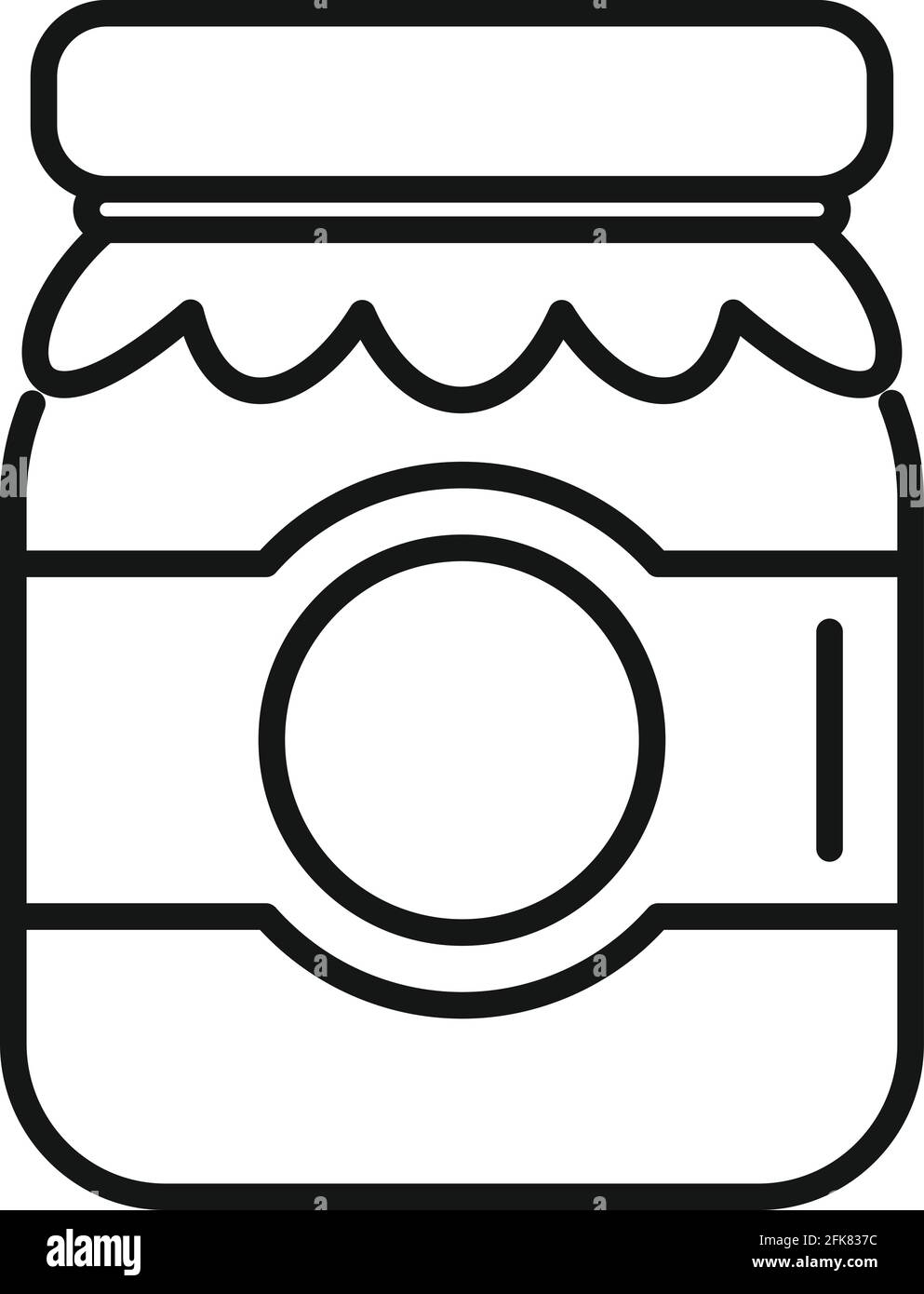 Organic fig icon outline Stock Vector Images - Alamy