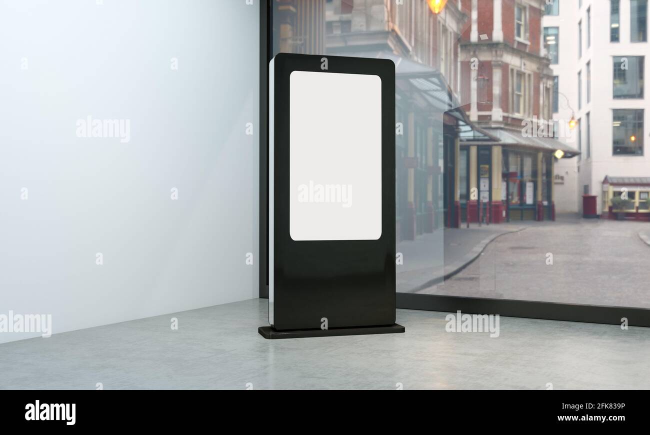 Template promotion kiosk 3d rendering hi-res stock photography and ...