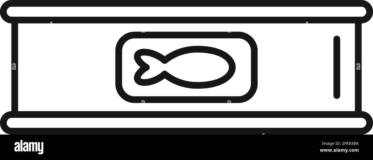 Soup box icon outline Stock Vector Images - Alamy