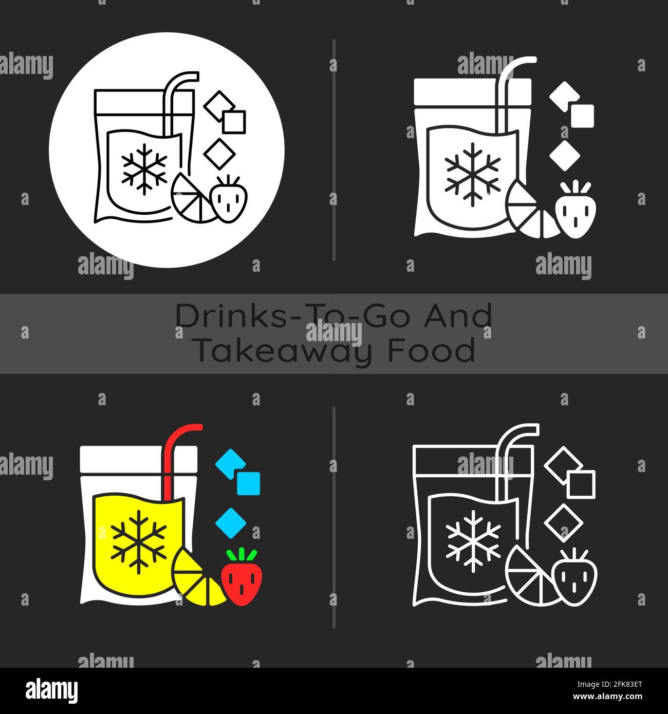 Slushy drink Stock Vector Images - Alamy