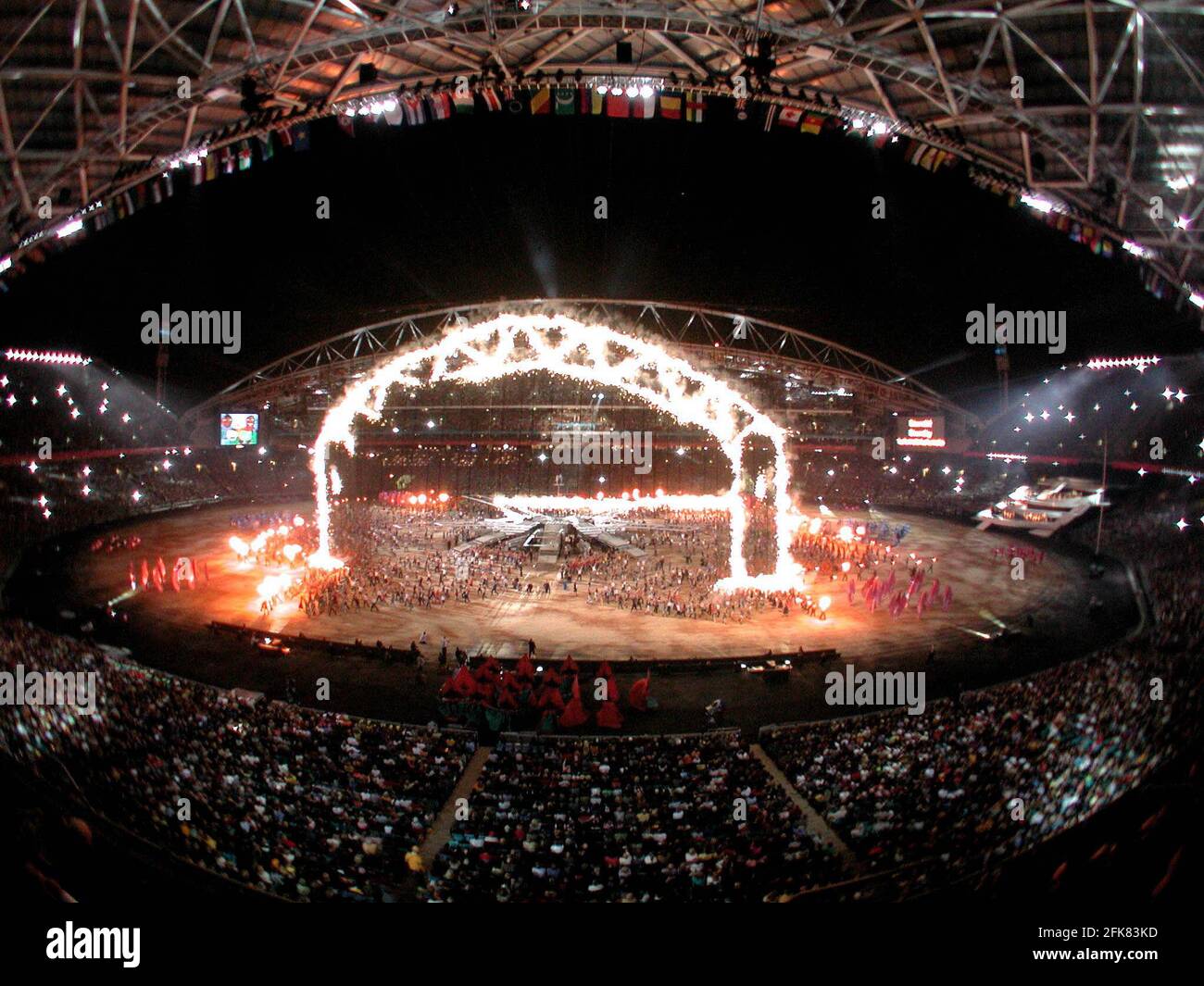 Sydney Olympic Games September 2000The opening ceremony Stock Photo - Alamy