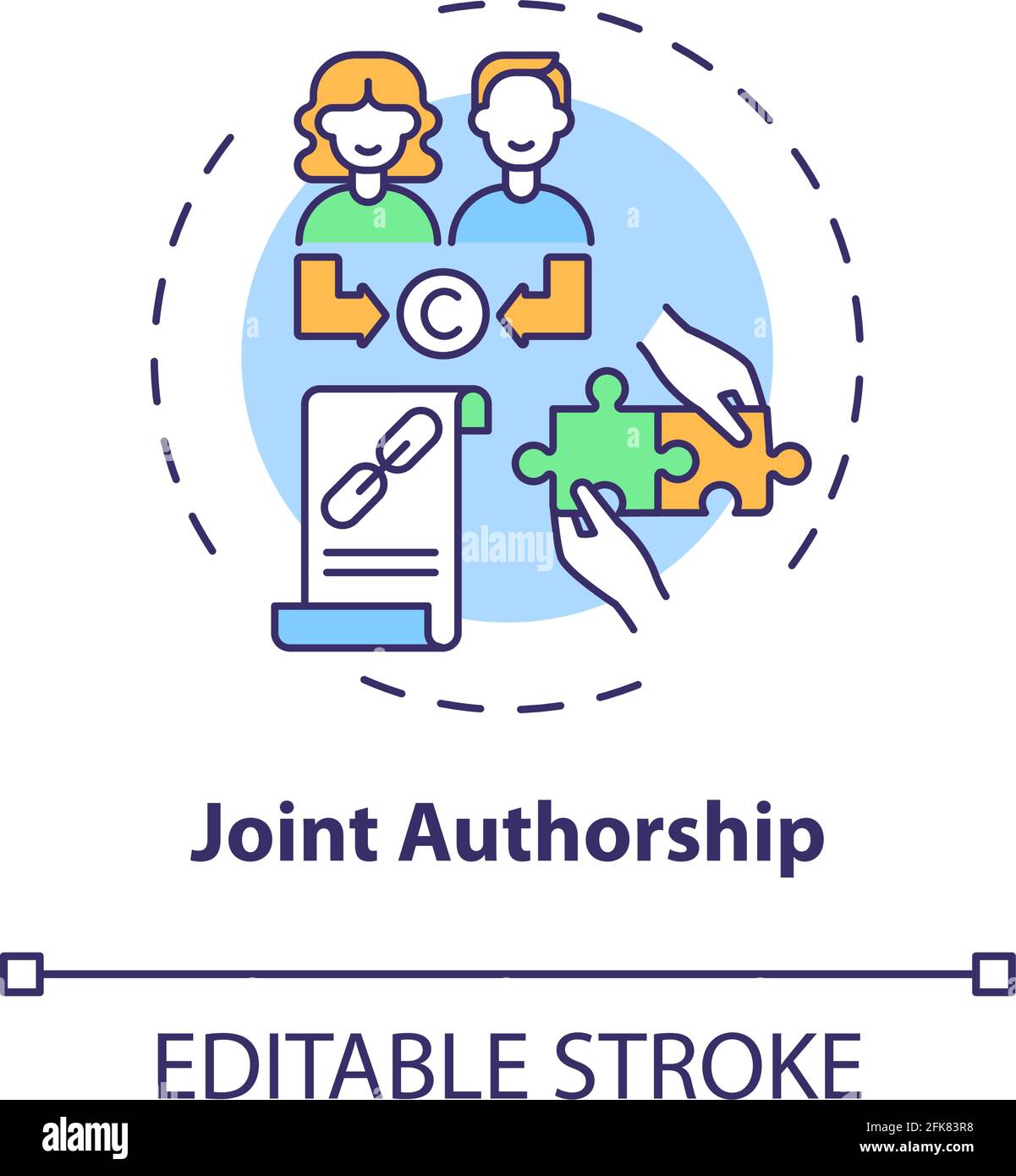 Joint copyright hi-res stock photography and images - Alamy