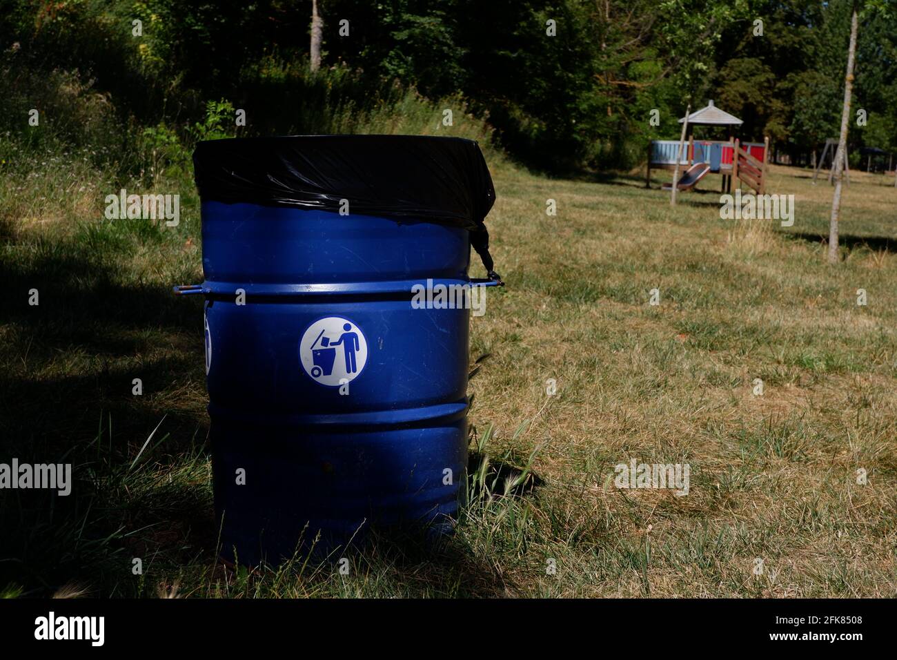 Garbage in playground hi-res stock photography and images - Alamy