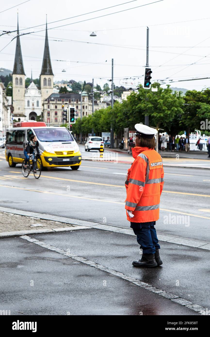 Swiss police officer hi-res stock photography and images - Alamy