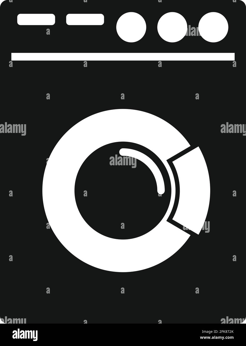 Wash machine icon, simple style Stock Vector Image & Art - Alamy