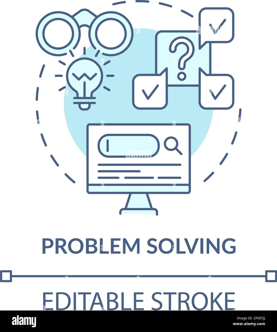Development problem solving management icon Cut Out Stock Images ...