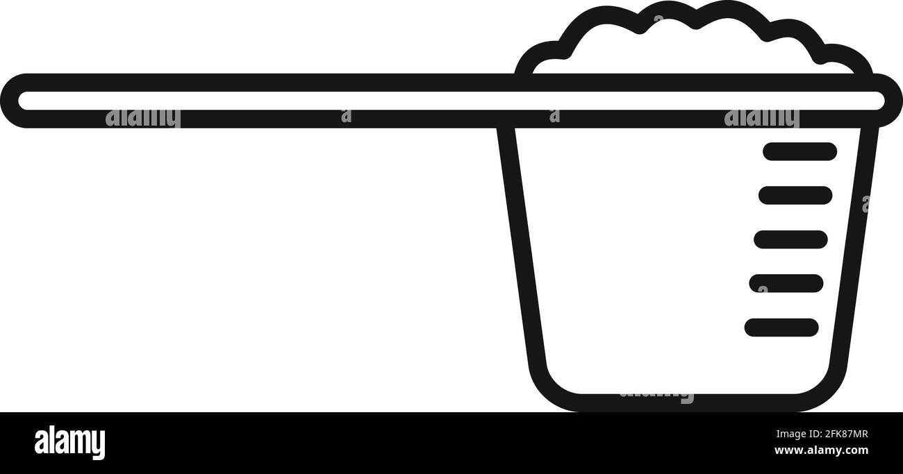 Detergent measurement Stock Vector Images - Alamy