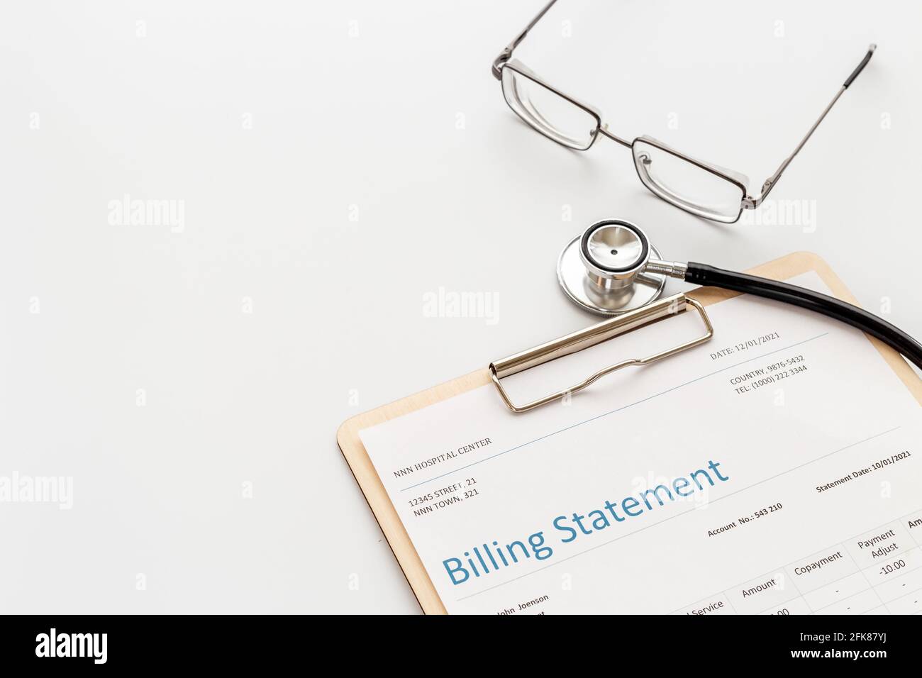 Hospital billing statement hi-res stock photography and images - Alamy