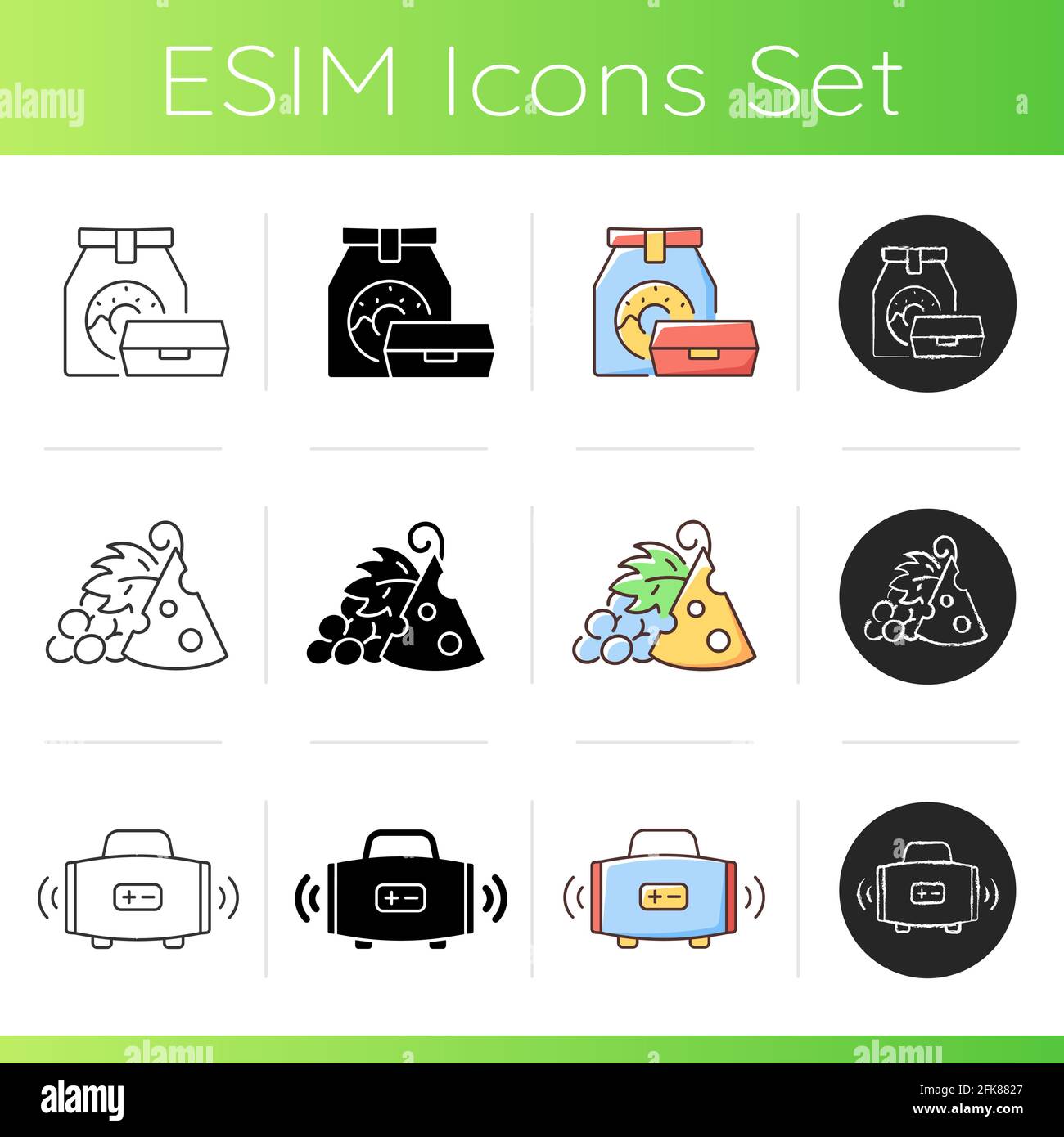 Grape gathering Stock Vector Images - Alamy