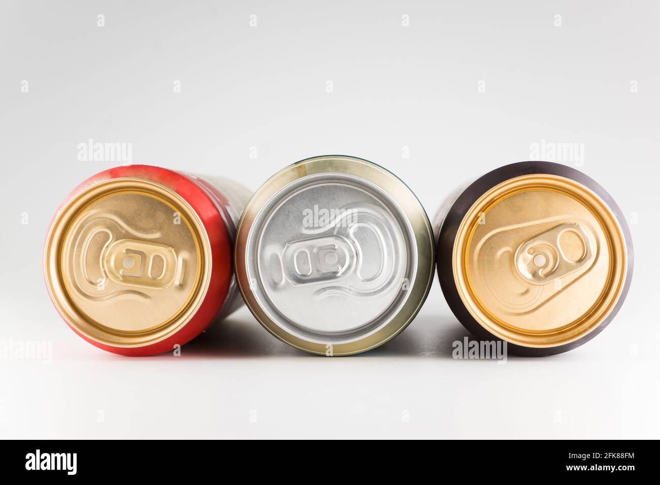 Three metallic tin cans hi-res stock photography and images - Alamy