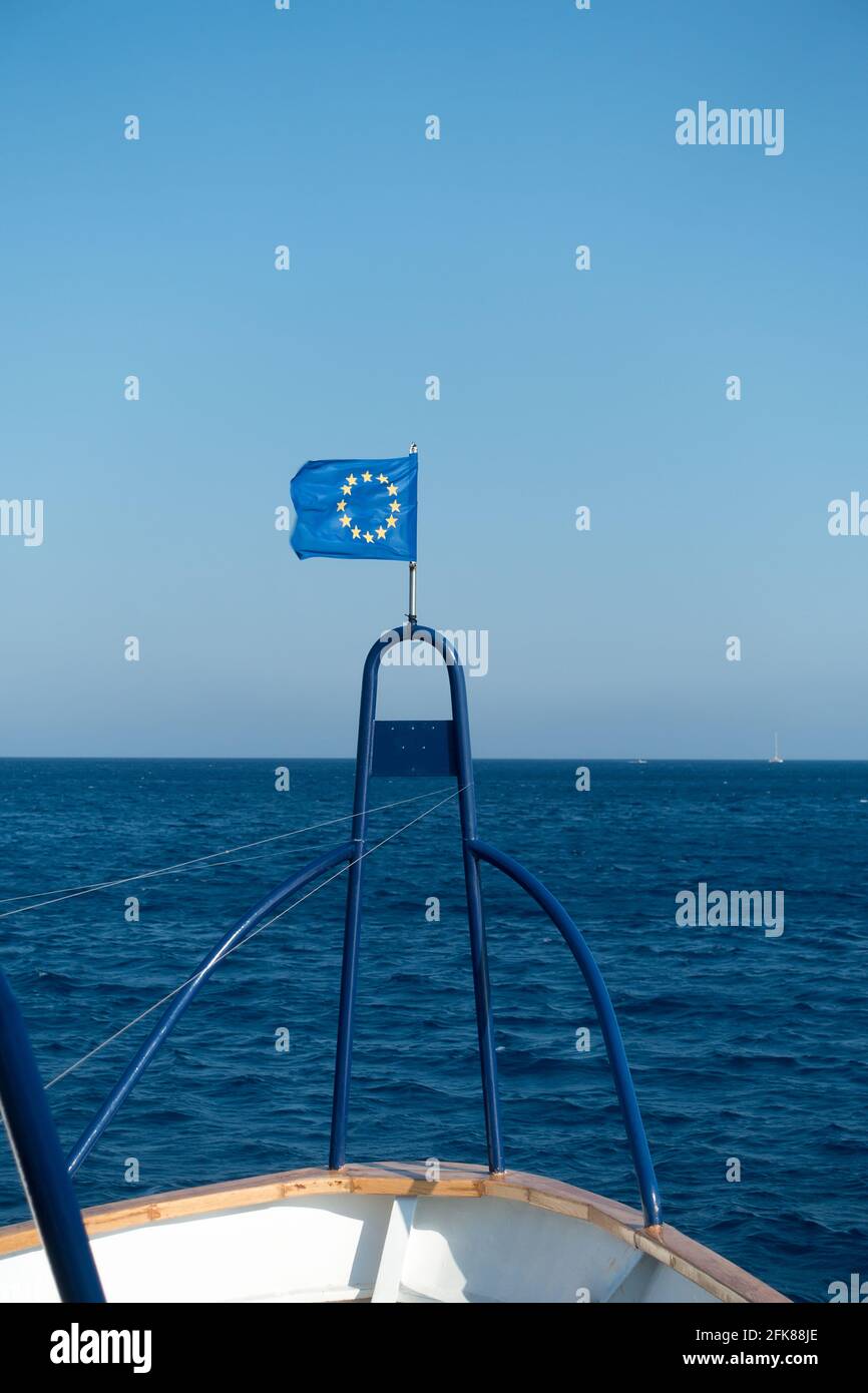 Europe shipping eu flag hi-res stock photography and images - Alamy
