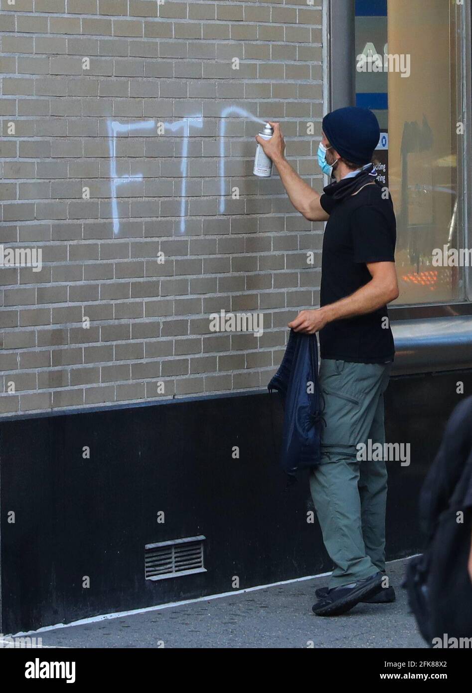 New York - NY - 20200726 - BLM Activist Hawk Newsome pictured with a ...