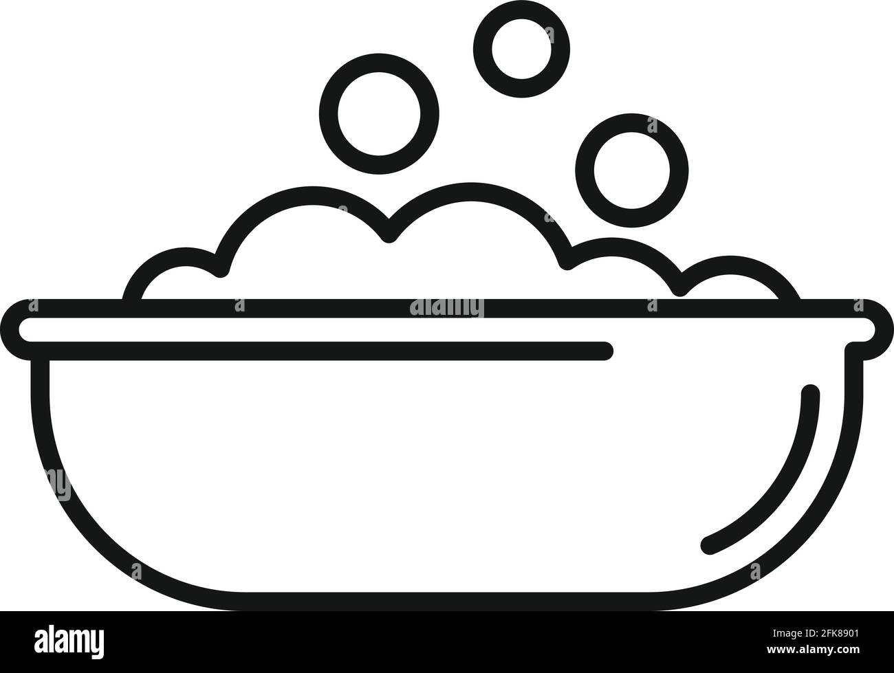Wash bubble basin icon, outline style Stock Vector Image & Art - Alamy