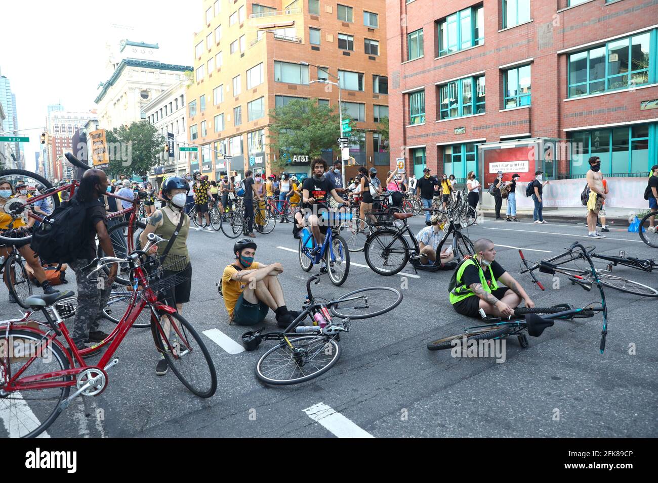 New York - NY - 20200726 - BLM Activist Hawk Newsome pictured with a ...