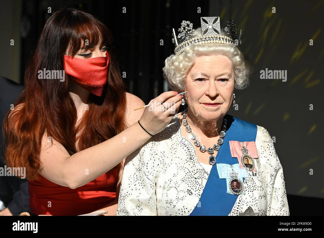 London - Britain - 20200730 Madame Tussauds most popular figures 'queue ...