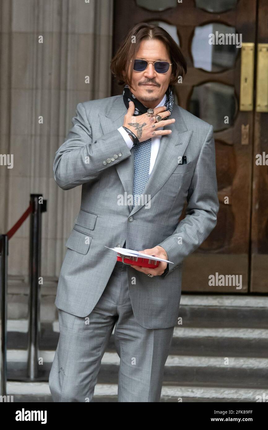 London - Britain - 20200716 Johnny Depp and Whitney Heard attend the ...