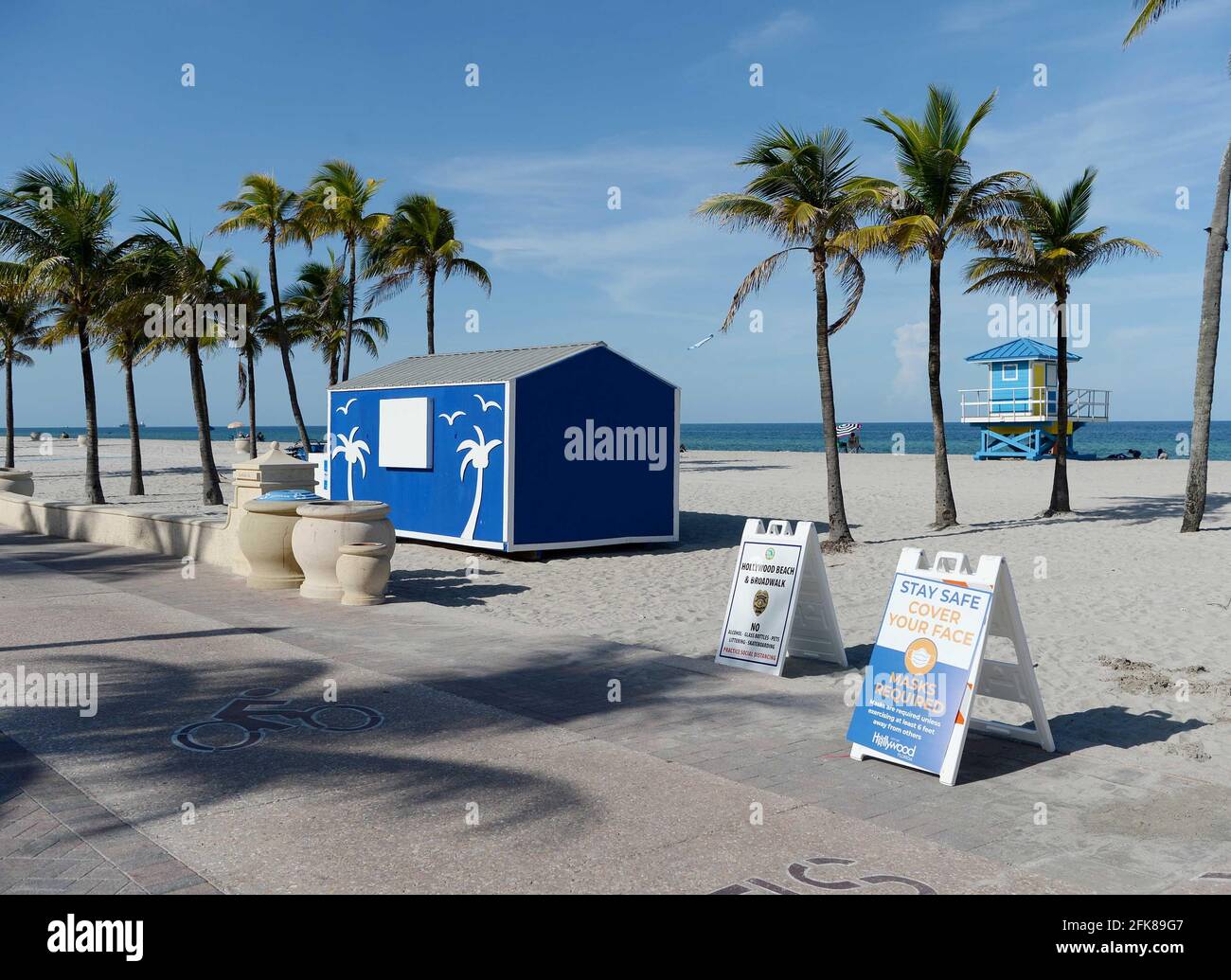 Hollywood - FL - 20200707- Beaches Re-open After July 4th Holiday ...