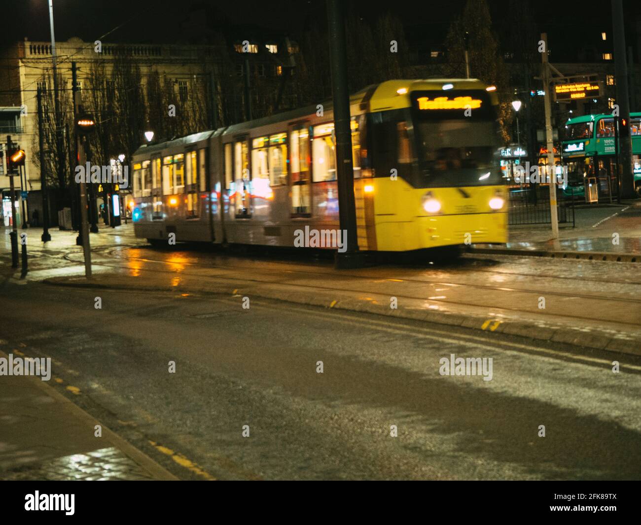 Empty metrolink tram hi-res stock photography and images - Alamy