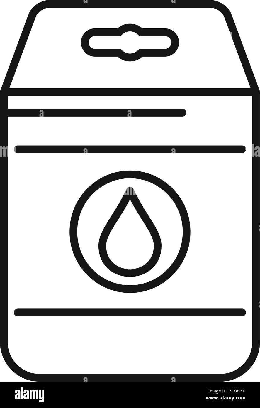 Laundry detergent product packaging concept Black and White Stock ...