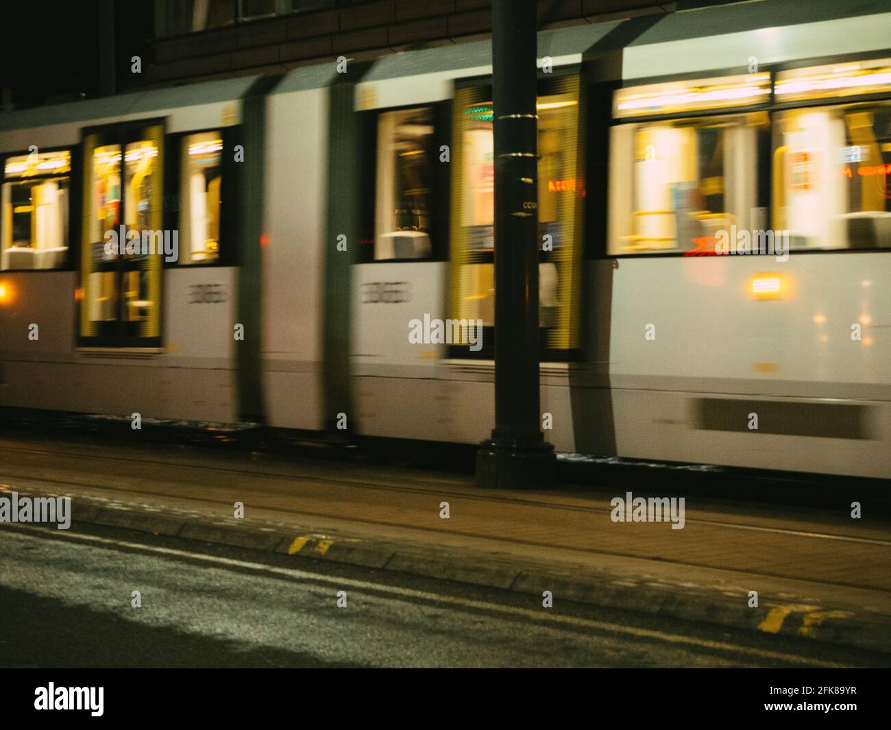 Manchester streets night hi-res stock photography and images - Alamy