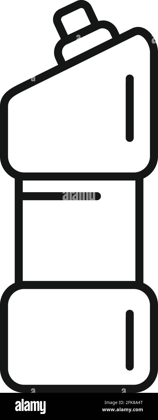 Toilet cleaner bottle icon, outline style Stock Vector Image & Art - Alamy