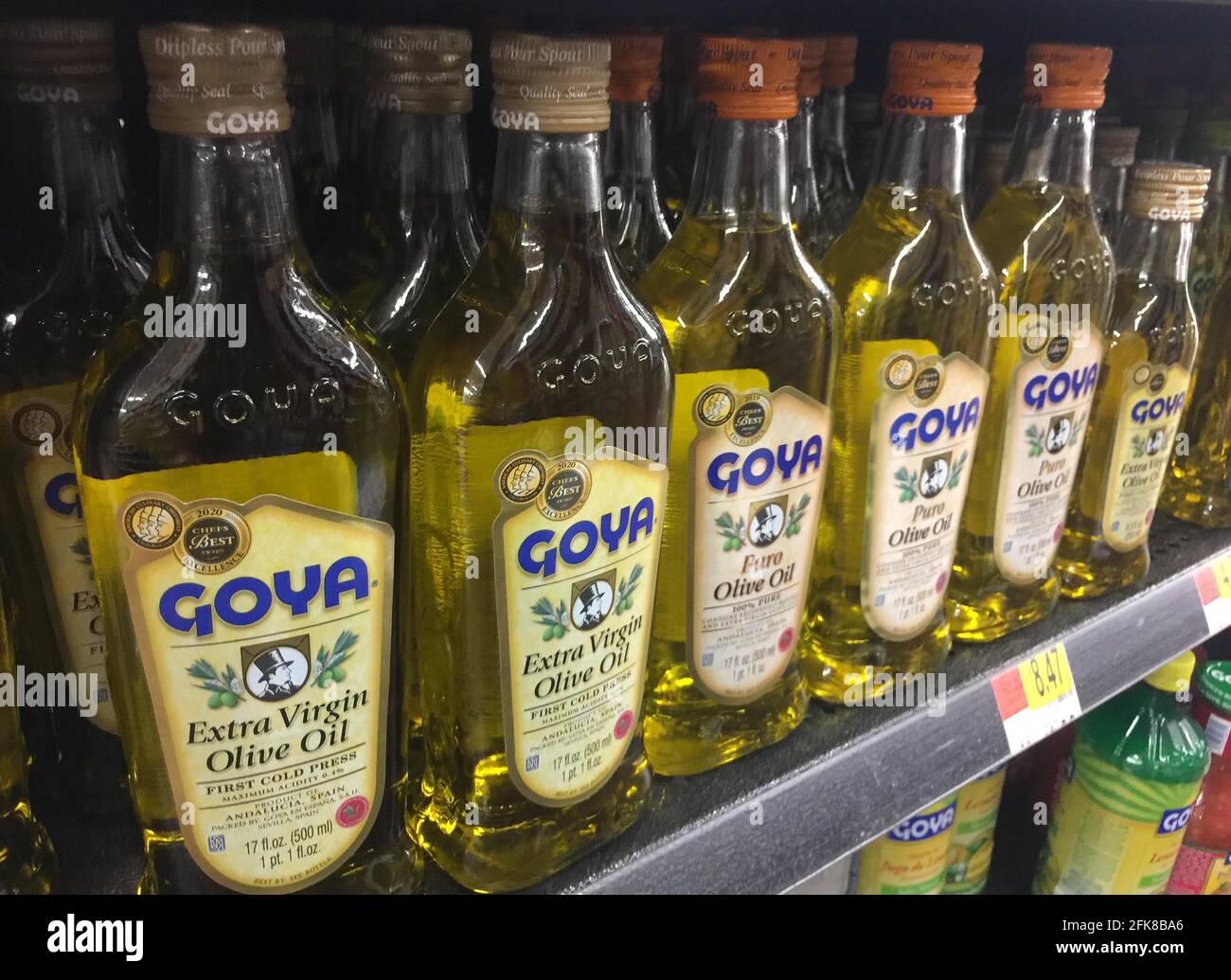 Coconut Creek - FL - 20200717- Goya Products sit on Store Shelf as ...