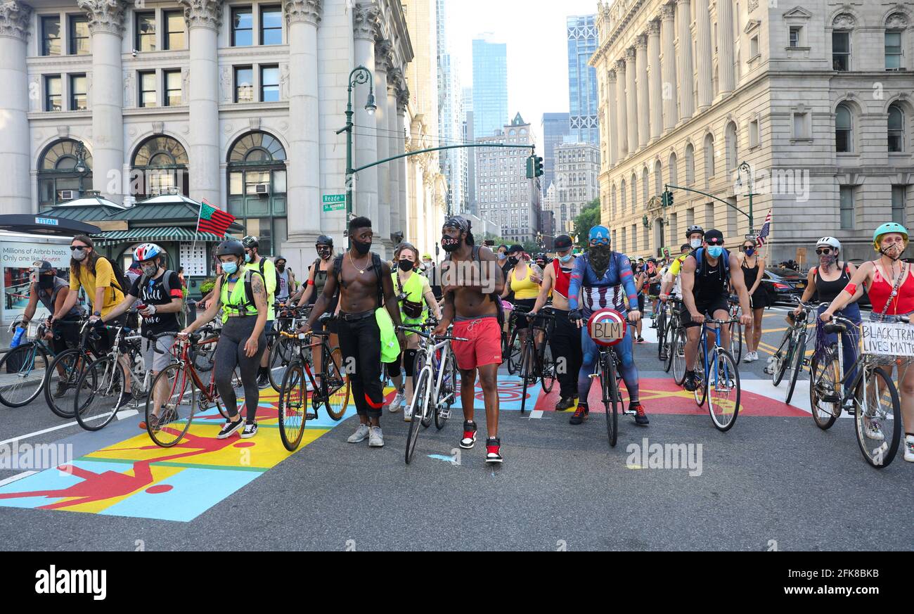 New York - NY - 20200726 - BLM Activist Hawk Newsome pictured with a ...