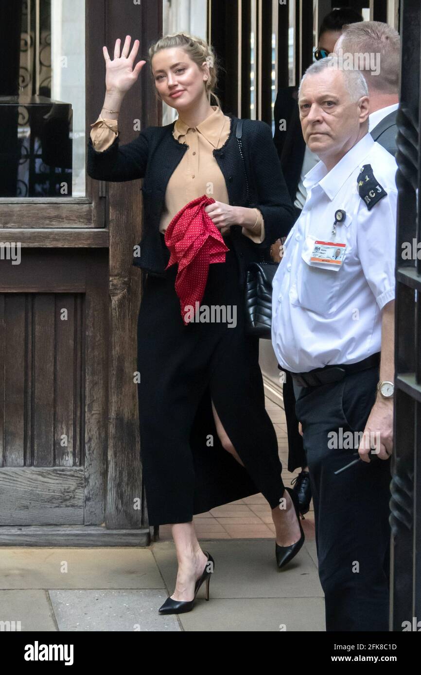 London - Britain - 20200722 Johnny DeppAmber Heard and Whitney Heard ...