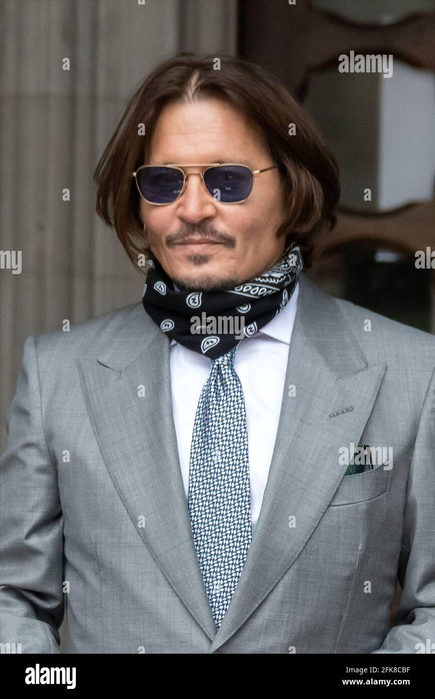 London - Britain - 20200716 Johnny Depp and Whitney Heard attend the ...