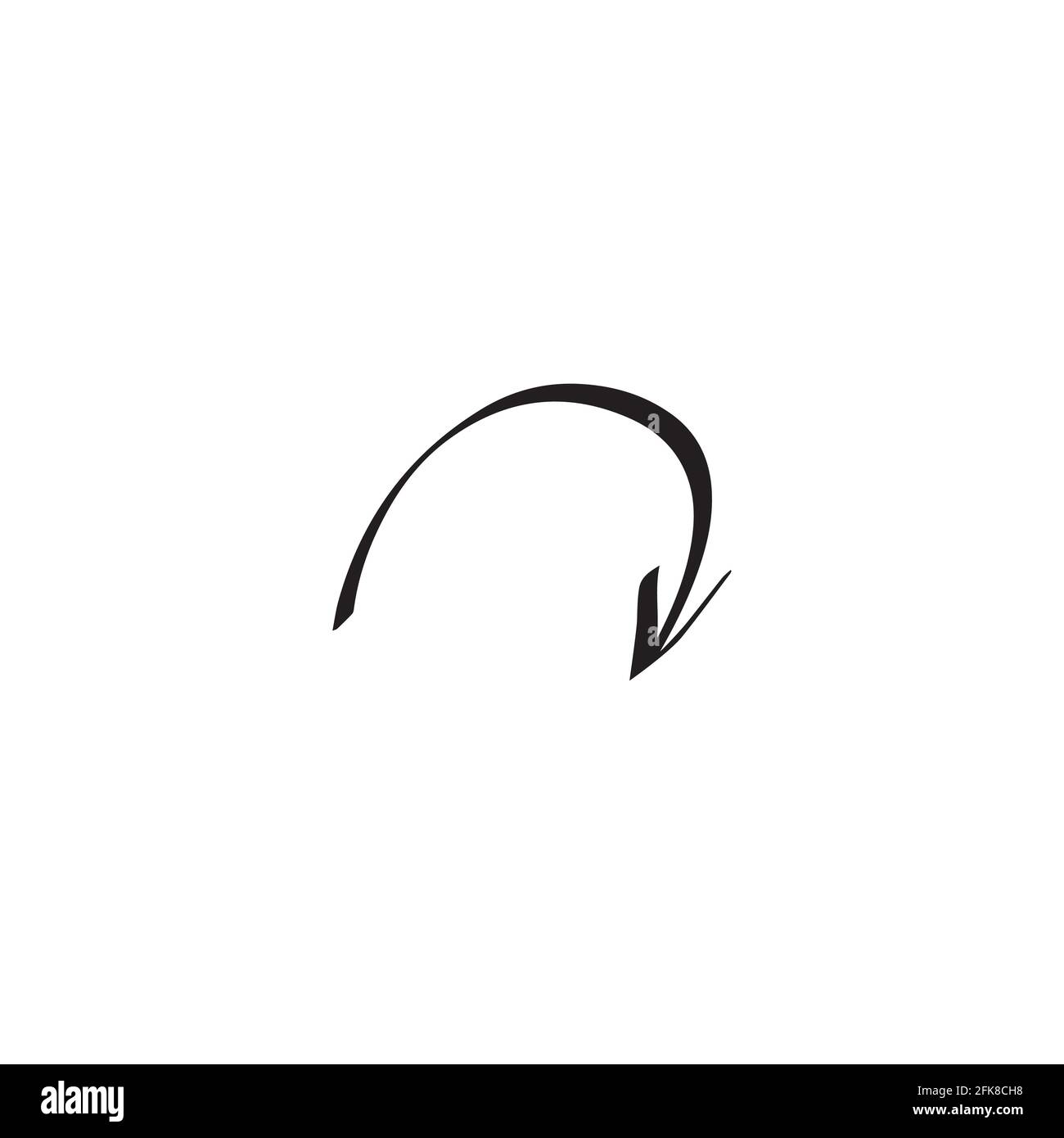 Arrow icon in a trendy flat style, isolated on a white background. Arrow symbol for your website ...