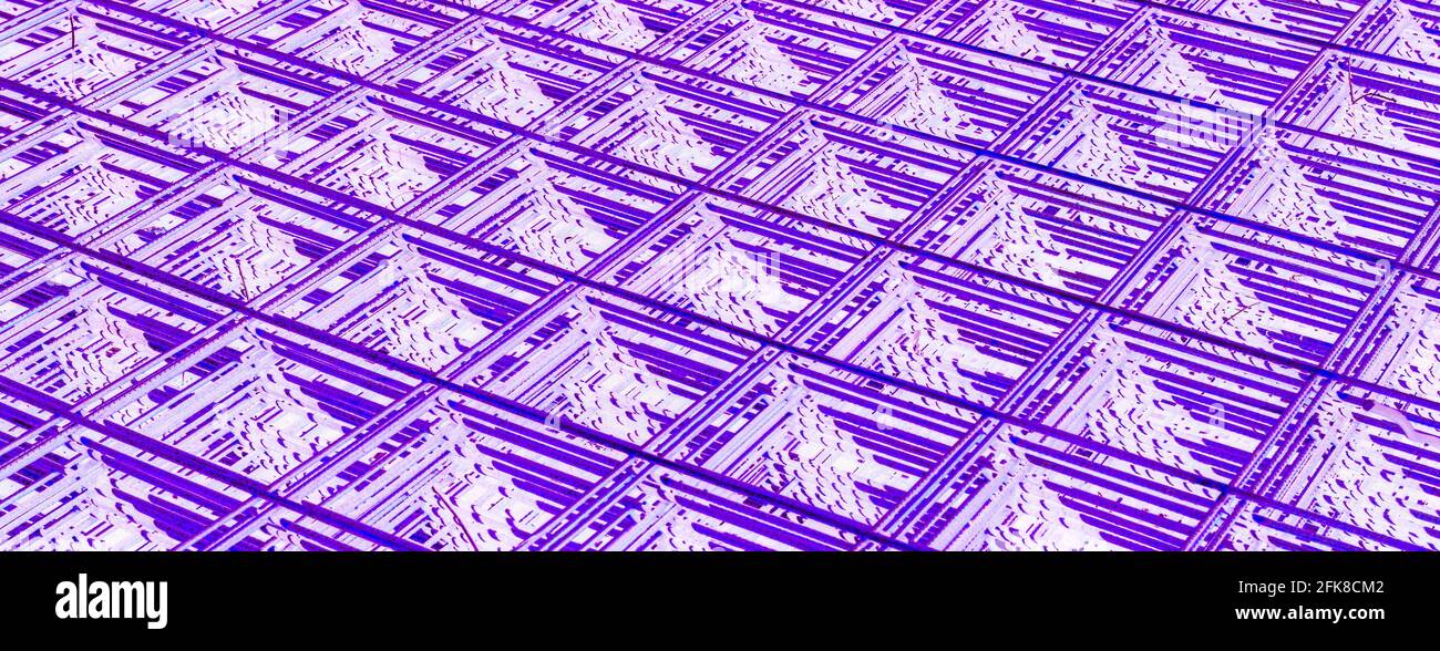 Light purple square patterns hi-res stock photography and images - Alamy