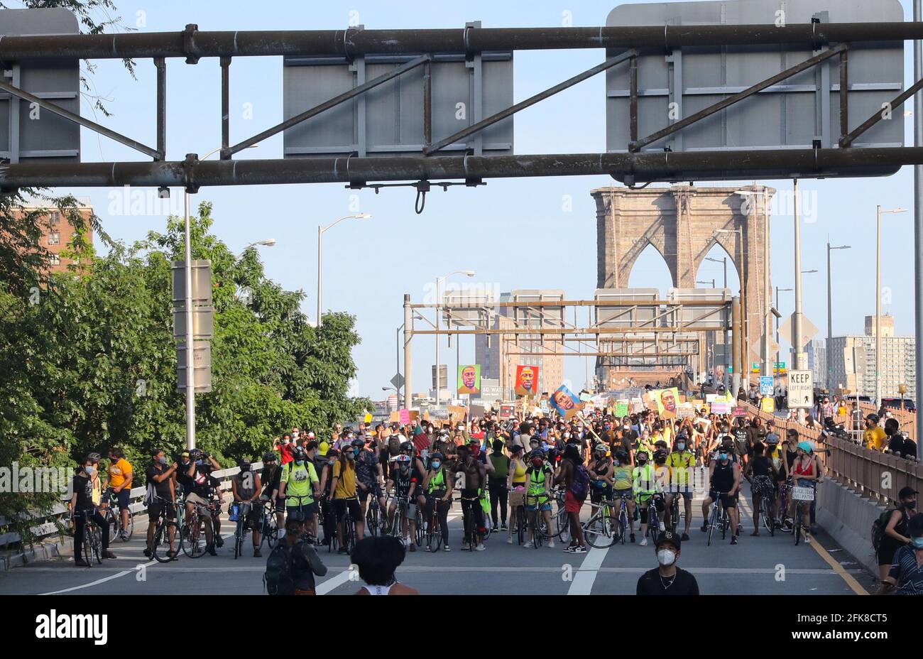 New York - NY - 20200726 - BLM Activist Hawk Newsome pictured with a ...