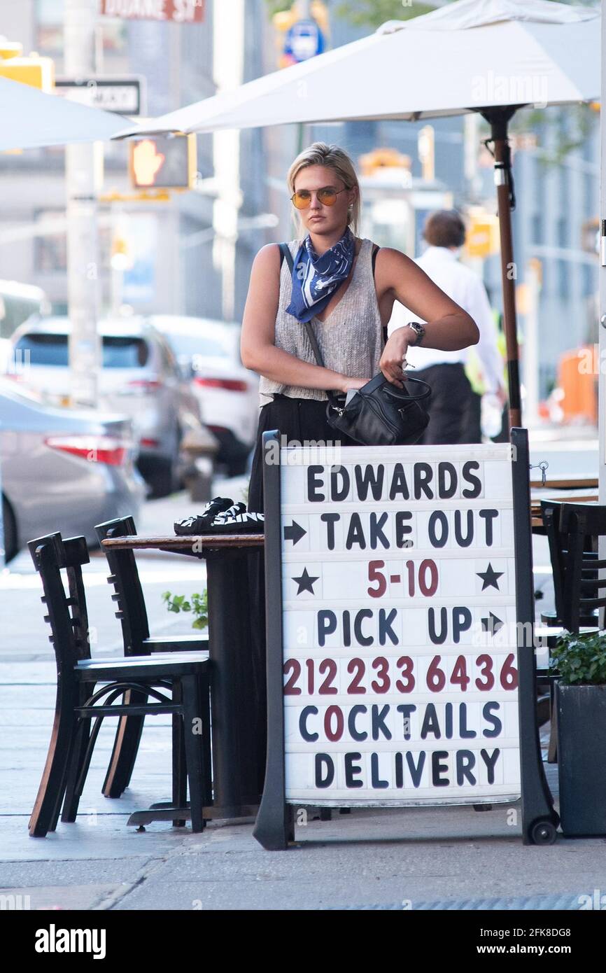 New York - NY - 20200709-Australian Model Georgina Burke Sighting in ...