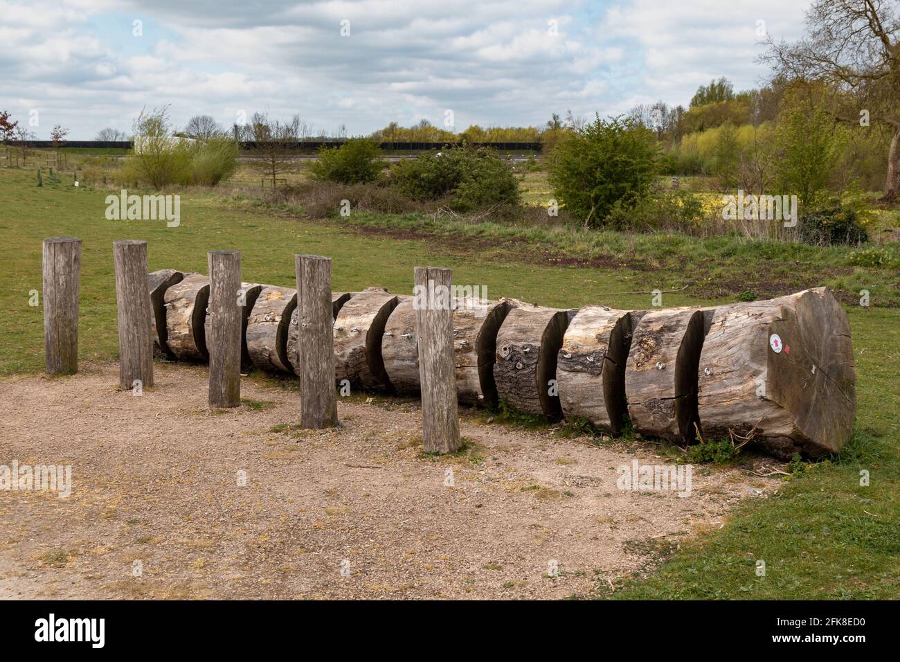 Wooden bike rack hi-res stock photography and images - Alamy