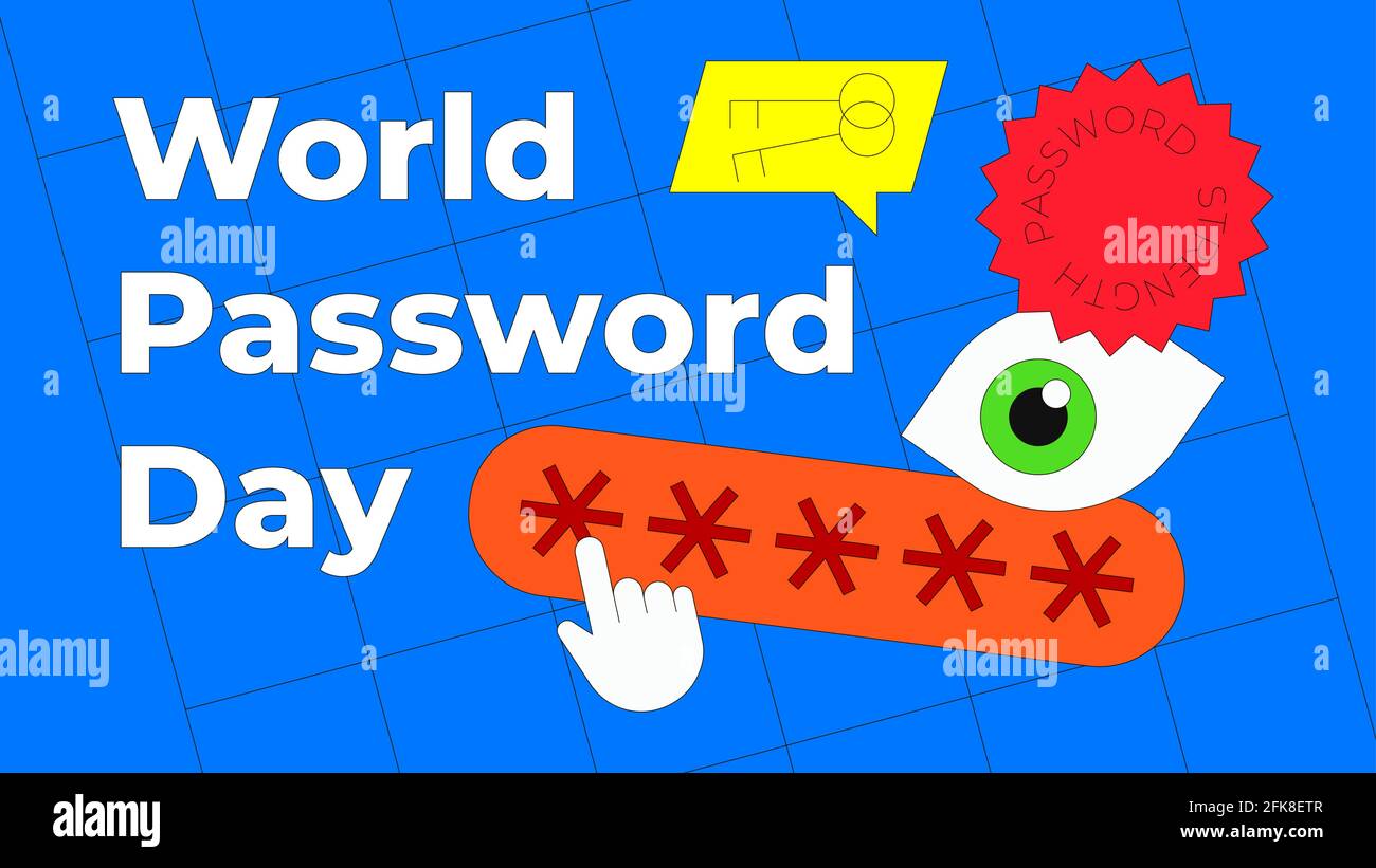 World Password Day illustration Stock Vector Image & Art - Alamy