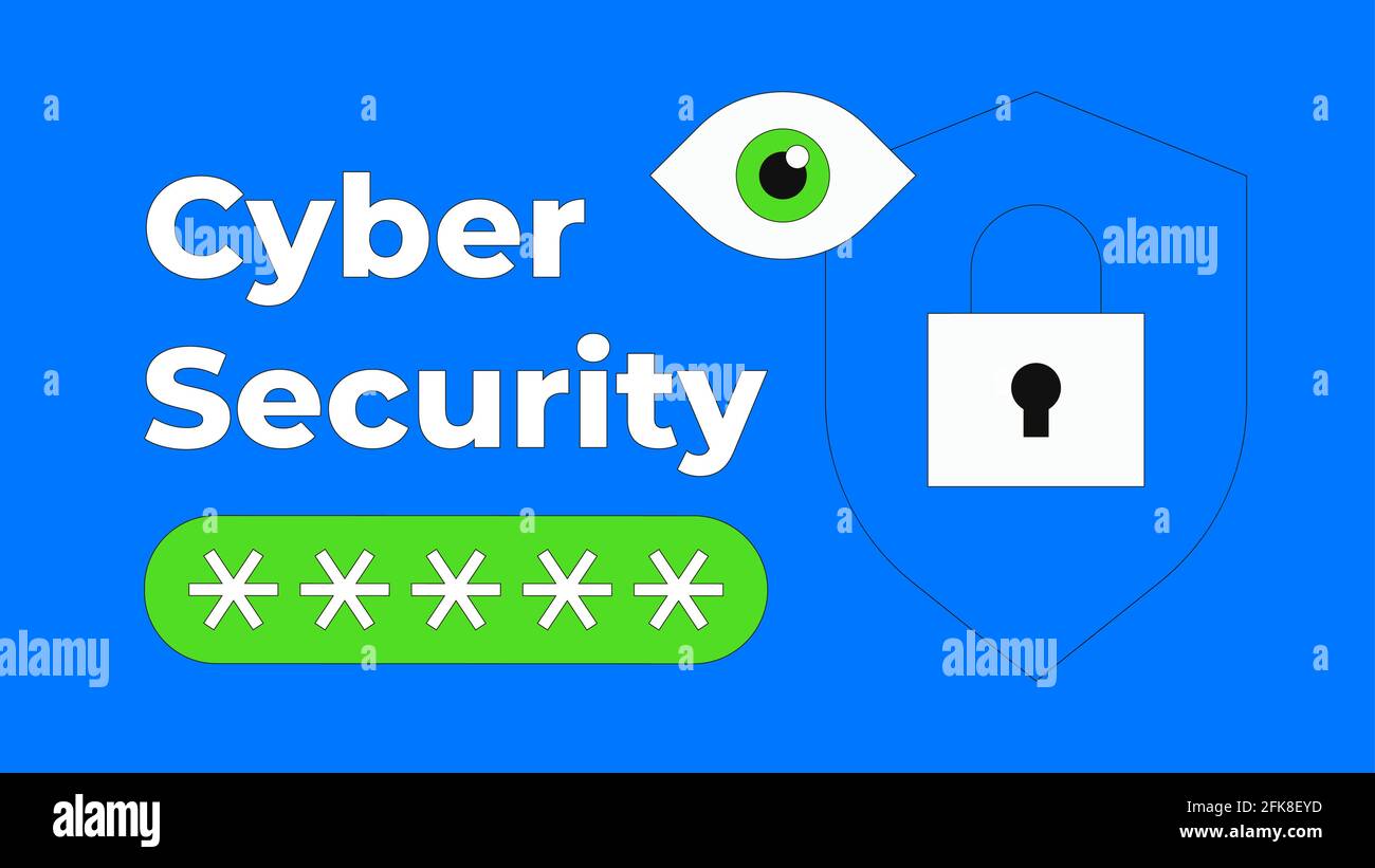 Cyber style security lock Stock Vector Images - Alamy