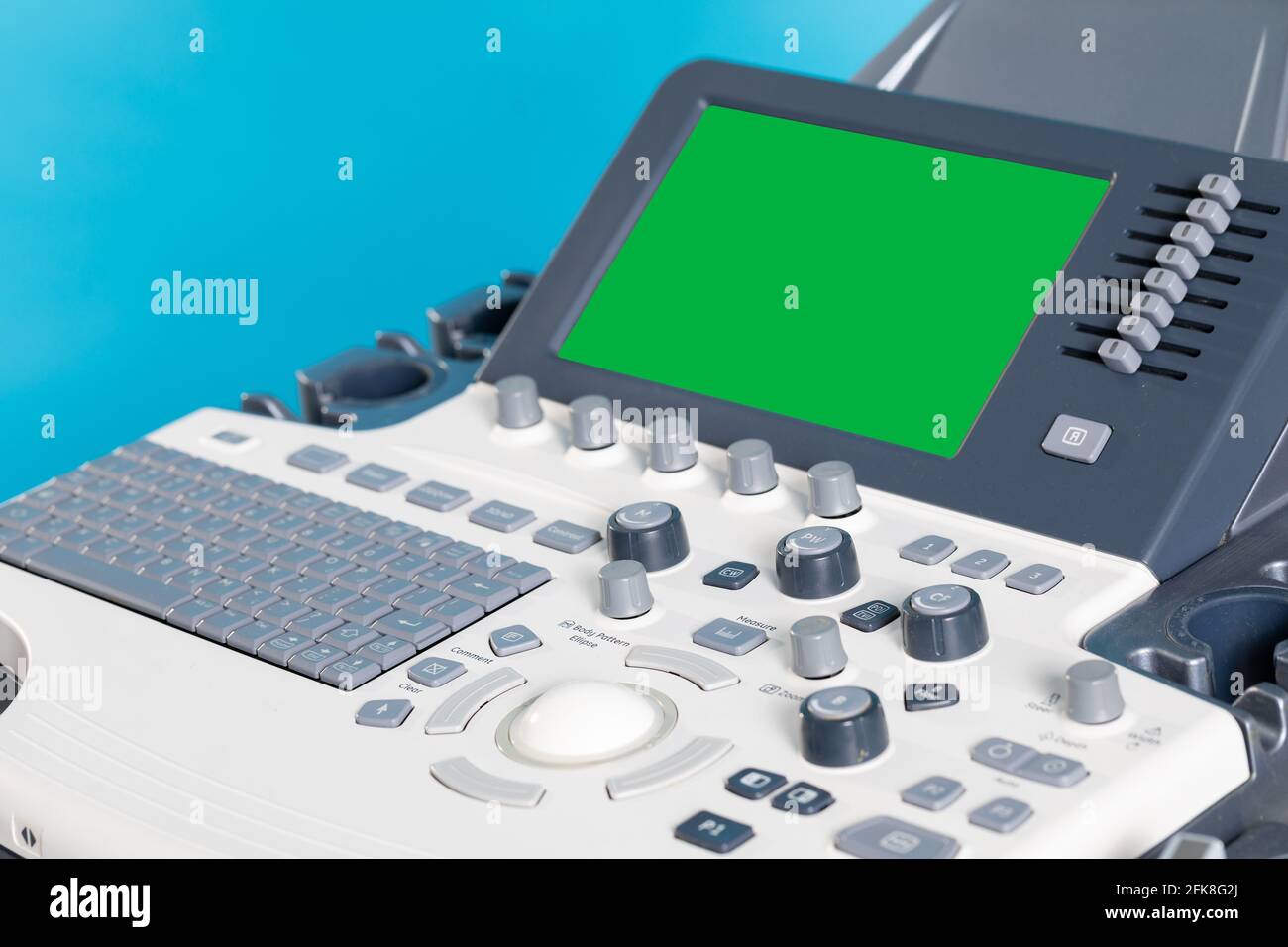 An ultrasound machine for imaging and examination of the soft tissues ...