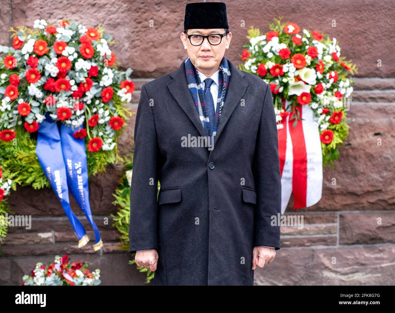 Heikendorf, Germany. 29th Apr, 2021. Arif Havas Oegroseno, Ambassador ...