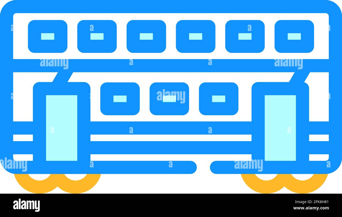 Double deck train wagon Cut Out Stock Images & Pictures - Alamy