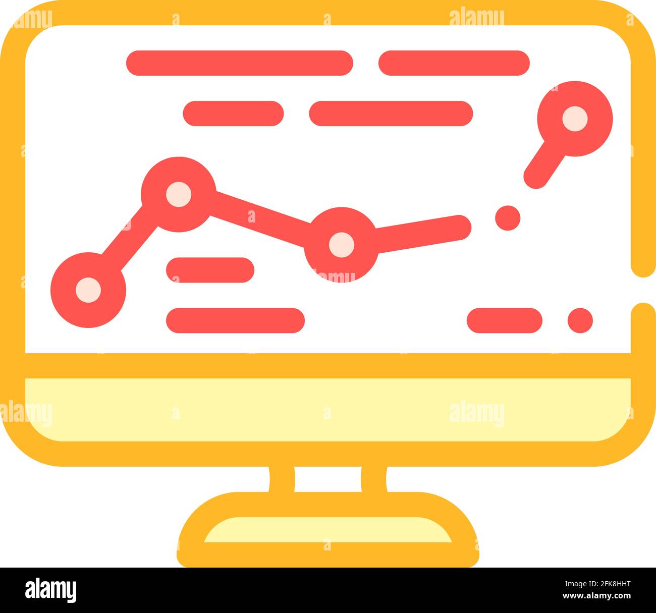 direction map railway color icon vector illustration Stock Vector Image ...