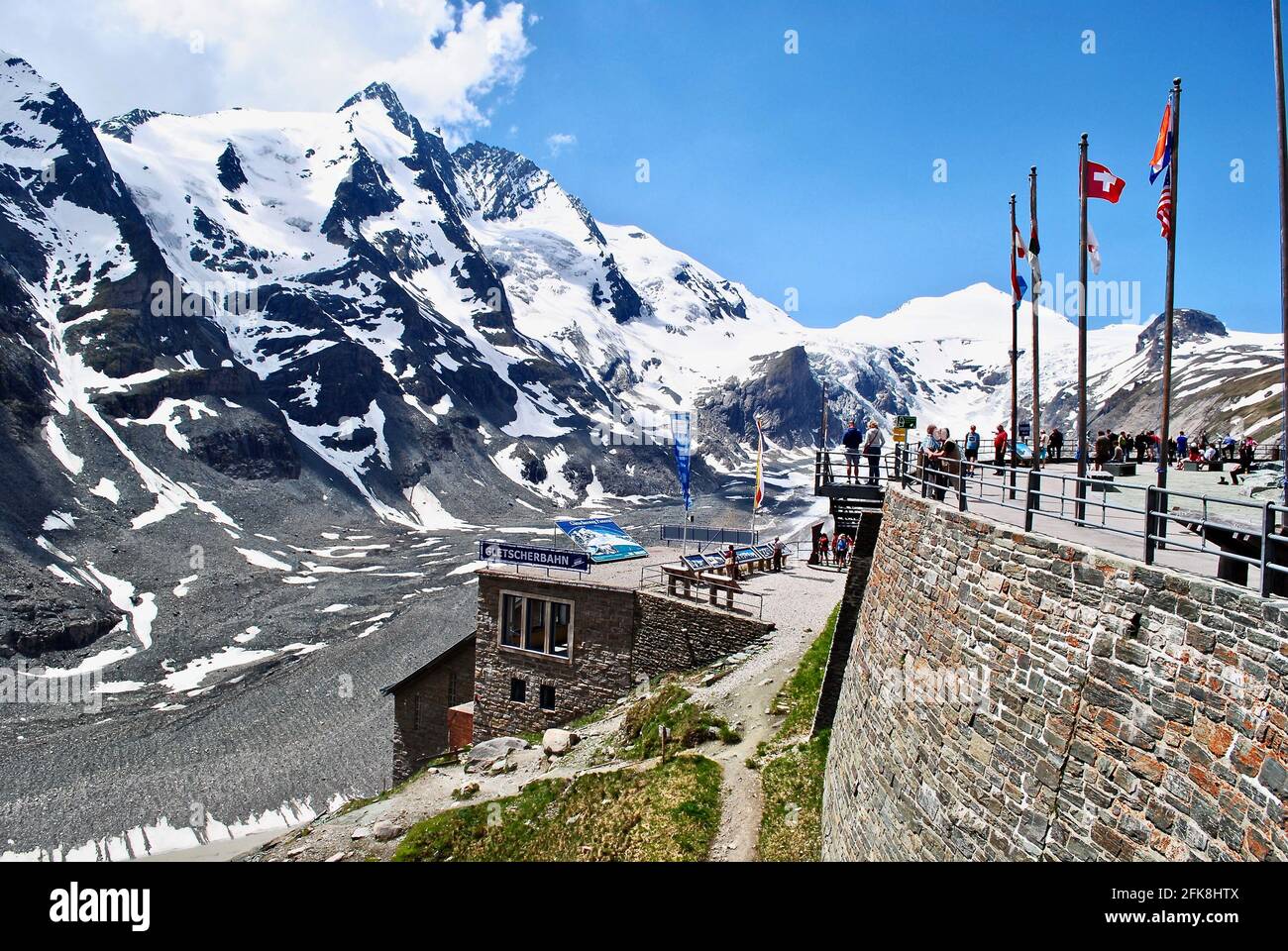 The Pasterze, is the longest glacier in Austria and in the Eastern Alps ...