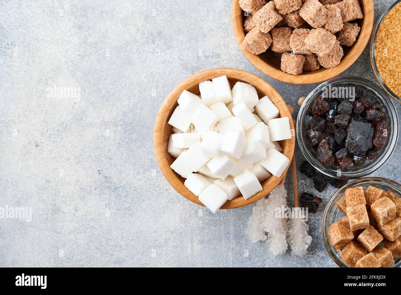 Various sugar types hi-res stock photography and images - Alamy