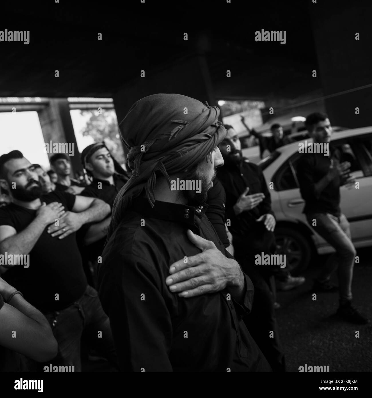 Photos show the ceremony of Hussein death in Damascus 2020 Stock Photo ...