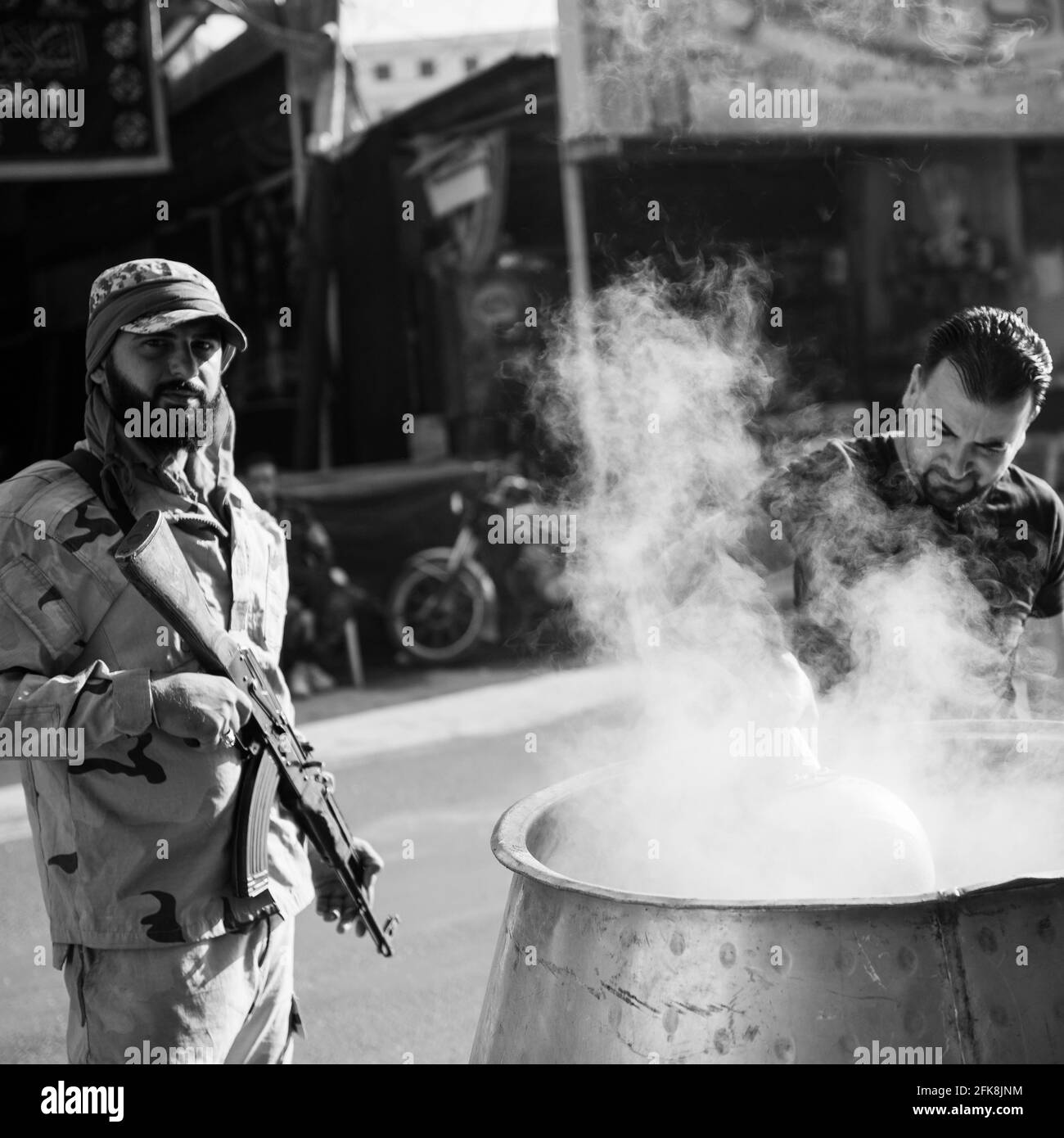 Photos show the ceremony of Hussein death in Damascus 2020 Stock Photo ...